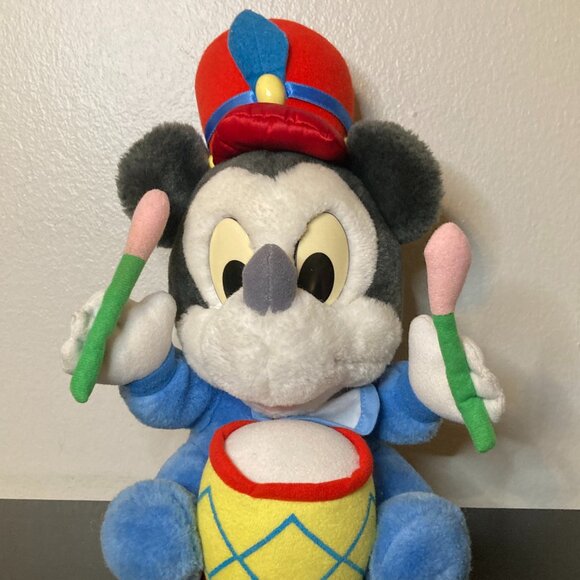 Disney | Toys | Vintage Disney Applause Baby Mickey Mouse Drummer 1 ...